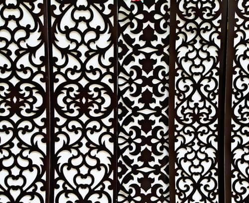 اجمل 21 تصميم خشب cnc للاسقف والاعمدة والجدران -بيتك دوت نت